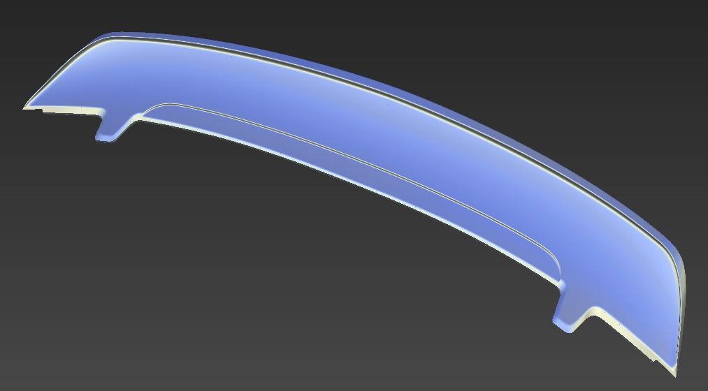 1999-2004 New Edge mustang carbon fiber spoiler development – LSBcustoms